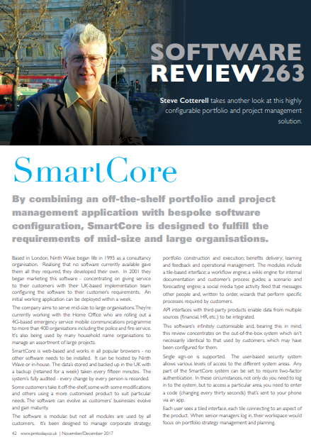 SmartCore Review - PM Today