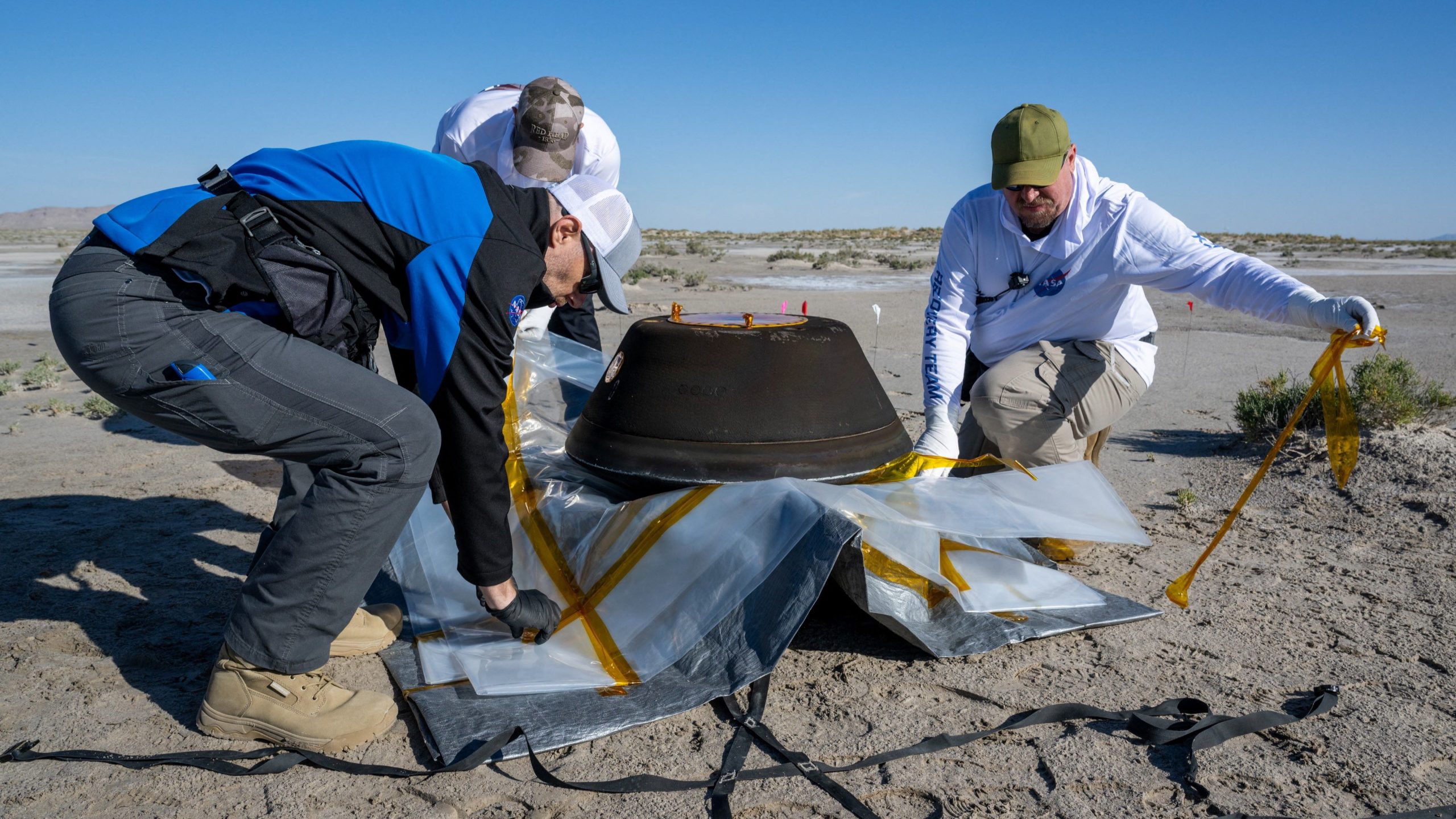 NASA Asteroid Sample Parachutes Safely Onto Utah Desert - PM Today