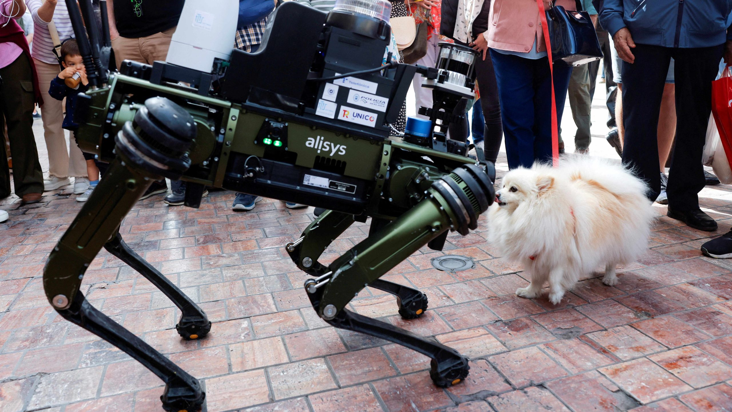 Police Parade 'Robo-Dog' Helper In Spain's Malaga - PM Today